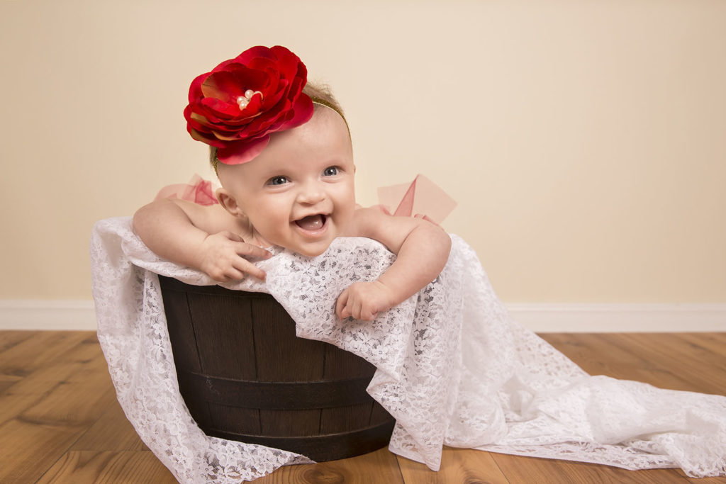 3 Month Old Poses | Little Leapling Photography - littleleapling.com