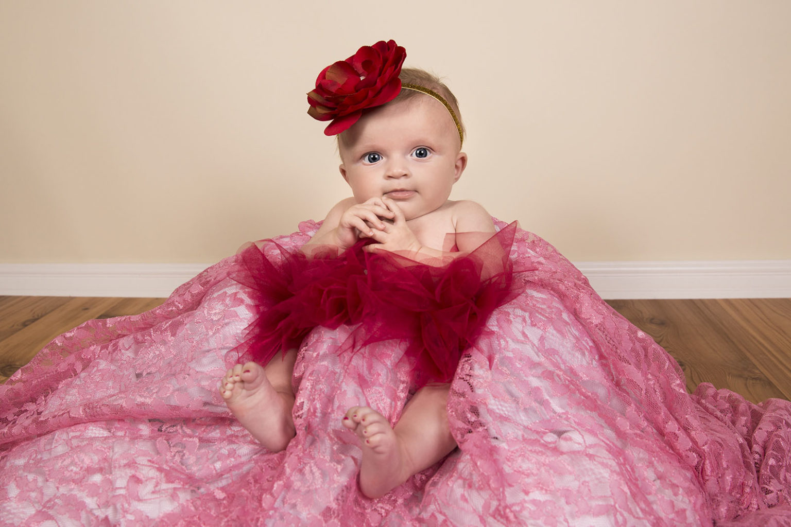 3 Month Old Poses | Little Leapling Photography - littleleapling.com